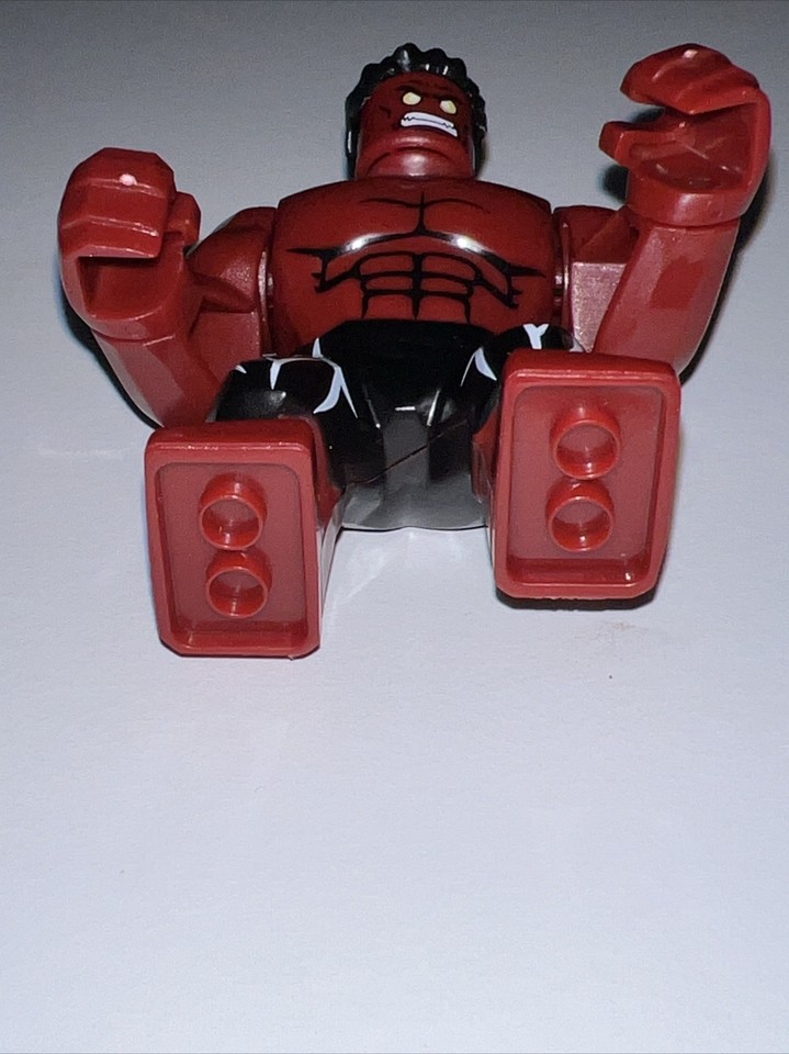 Marvel Red Hulk Big Figure Minifigure Bigfig Sealed New Not Lego Brand ...