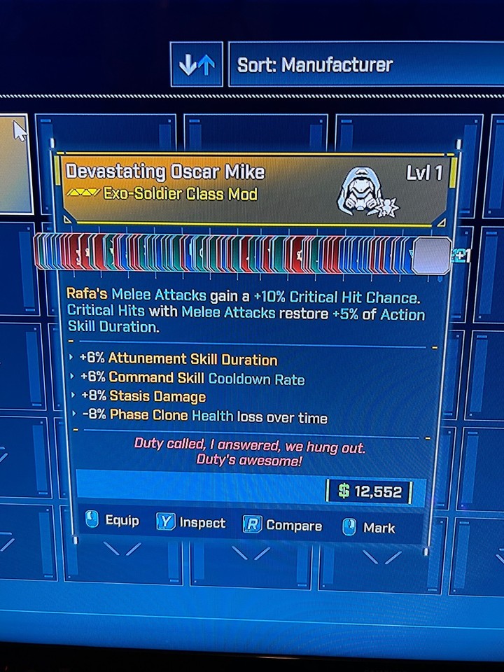 Borderlands 4 MODDED CLASS MODS FULL SET OF 4 LEVEL ONE LVL 1 PC-PS ...