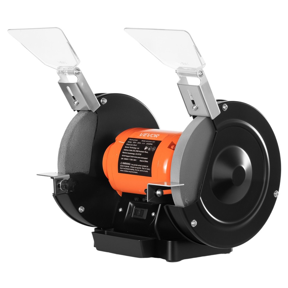 VEVOR Bench Grinder 8-inch Bench Grinder 550W 3450RPM High-Speed Table ...