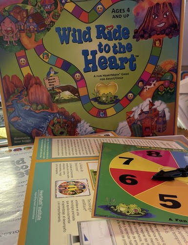 Wild Ride To The Heart Institute HeartMath Mental Therapy Board Game ...