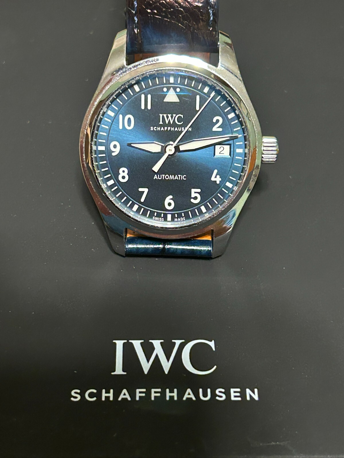 IWC Pilot's Watch Blue Men's Watch - IW324008 for sale online | eBay