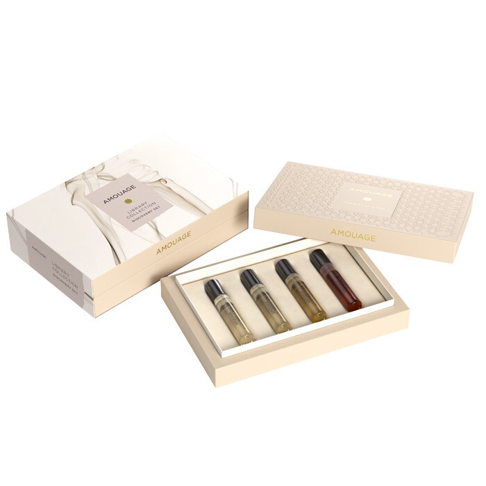 Amouage Library Collection Discovery Set 4x2ml New in Box | eBay