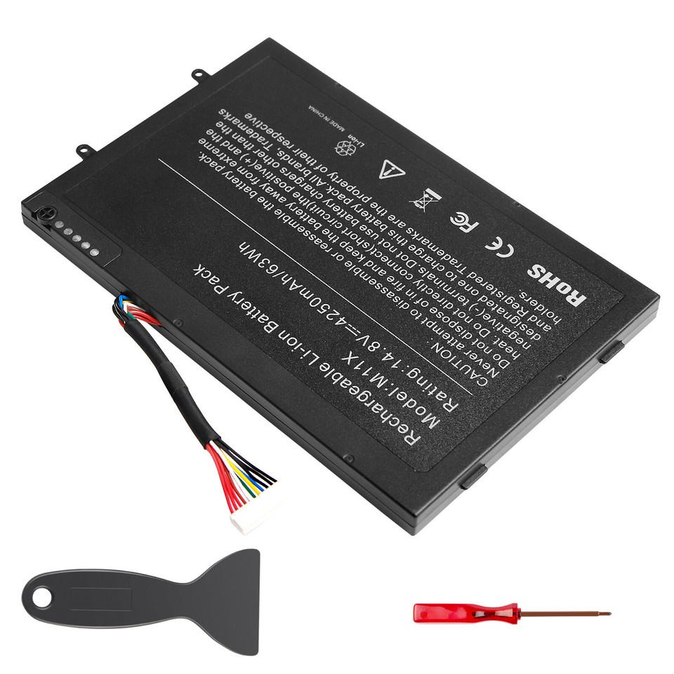M11x Battery For Dell Alienware M11xR2 M11xR3 M14x M14xR2 Series PT6V8 ...