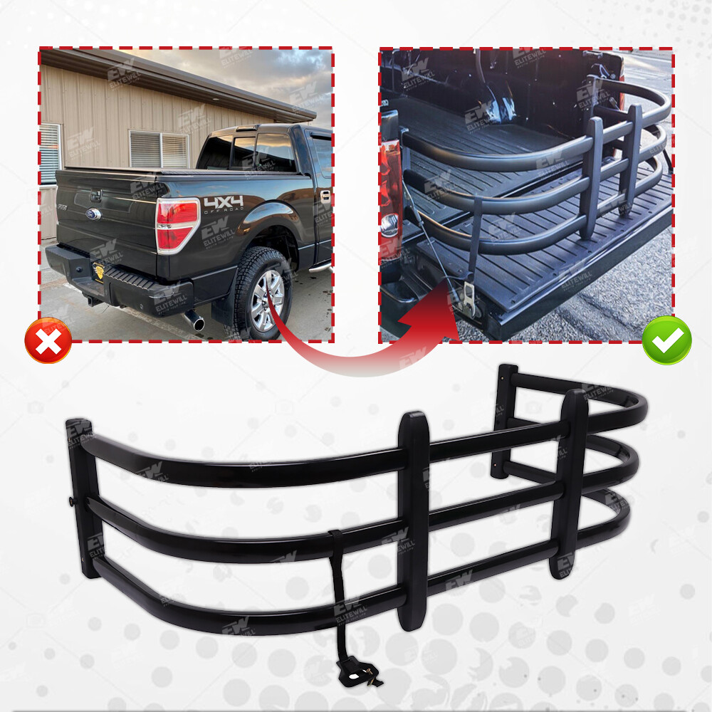 Truck Bed Extender Retractable Tailgate Extension for RAM/F150 ...