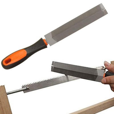 Steel Diamond-Shaped Files Grinding Rasp Sharpener Sawing File Plastic ...