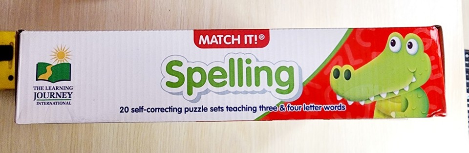 LEARNING JOURNEY MATCH IT! SPELLING 20 SELF-CORRECTING 3 + 4 LETTER ...