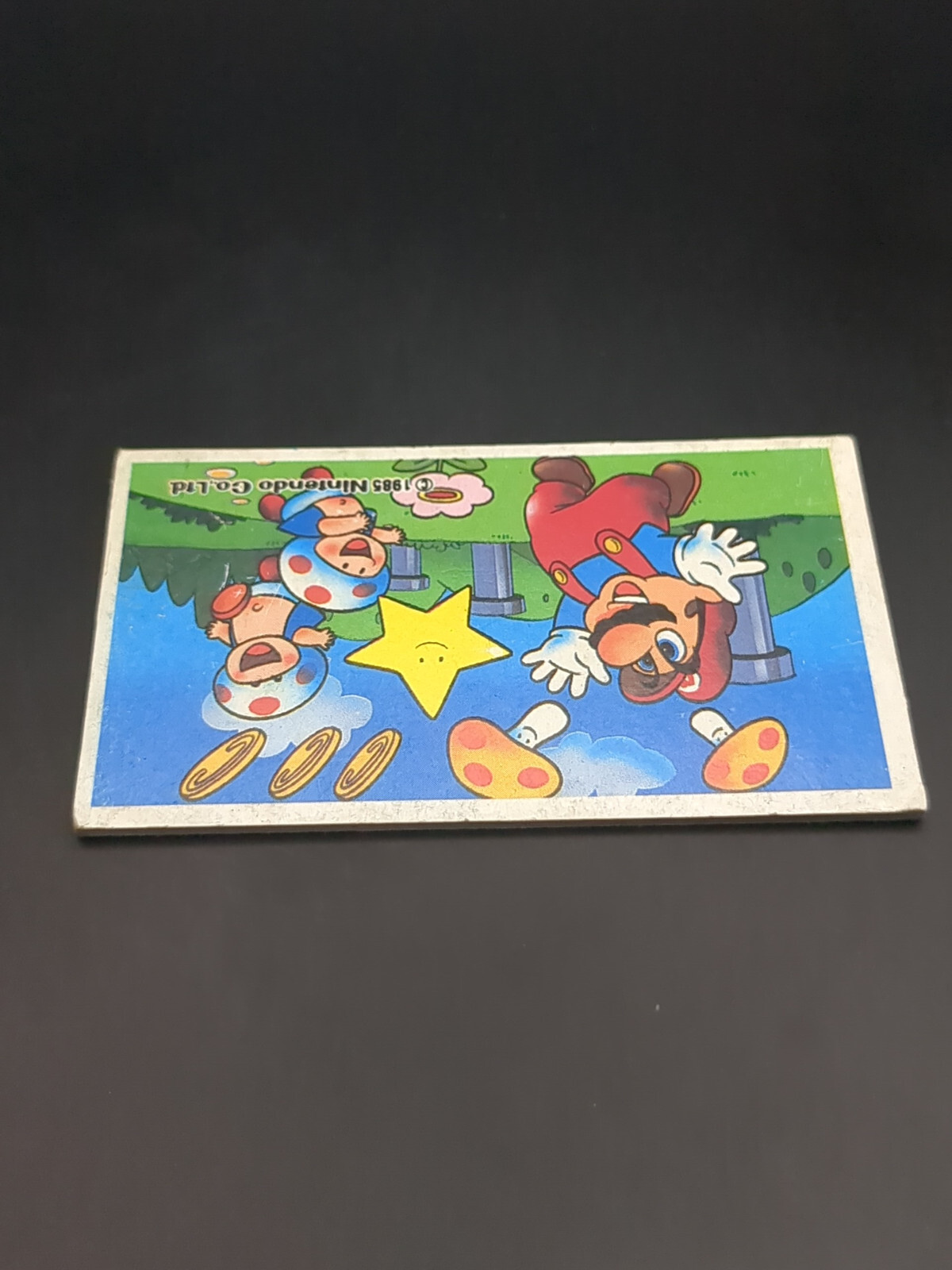 MARIO Toad SUPER MARIO BROS Card Menko 1985 Nintendo Vintage TCG CCG ...