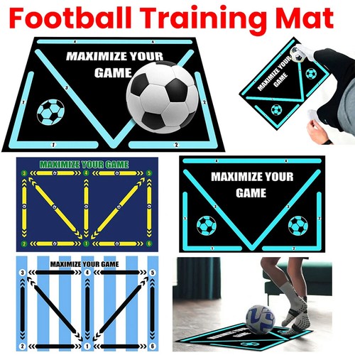 Football Training Mat Foldable Kids Adults Dribble Training Mat Non ...