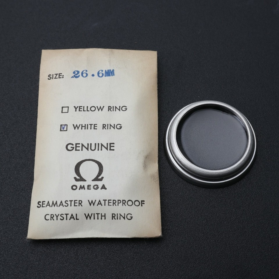 Authentic Omega A006 Watch Crystal Replacement White Tension Ring 26 ...