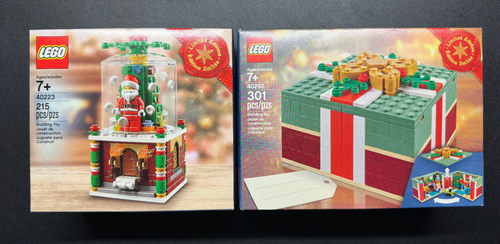 LotA LEGO 40223 + 40292 - VIP Exclusives - Snowglobe + Christmas Gift ...
