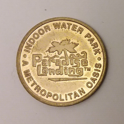 Paradise Landing Indoor Water Park Milwaukee, WI Arcade Game Token 24mm ...