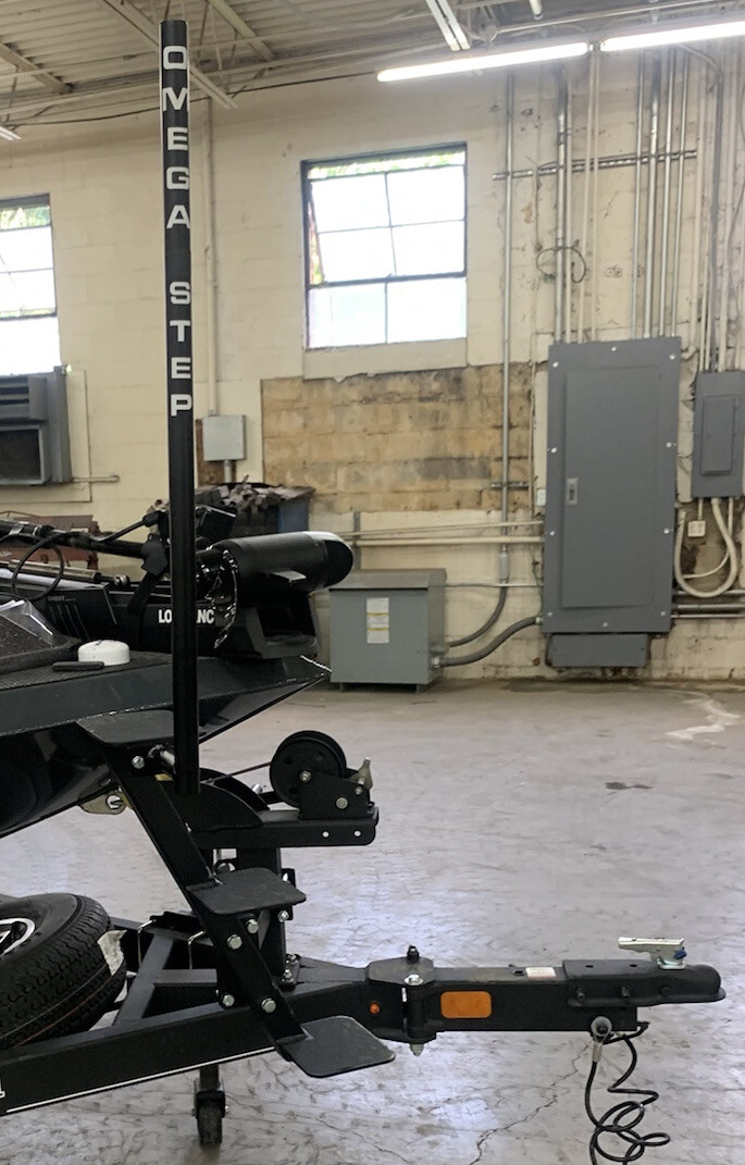 Winch mount triple step boat trailer steps MADE IN USA | eBay