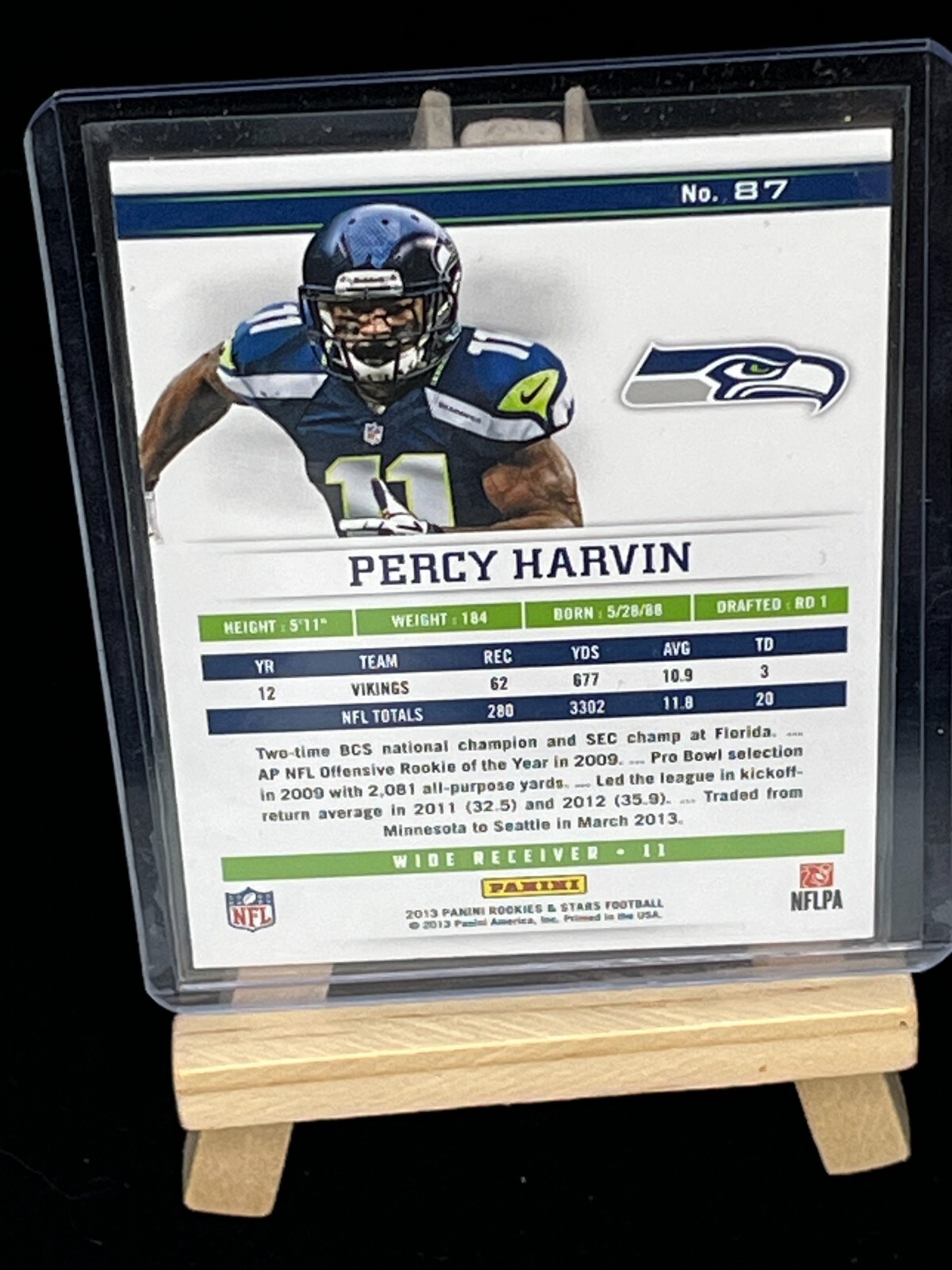 2013 Panini Rookies & Stars Longevity - Ruby #87 Percy Harvin for sale ...