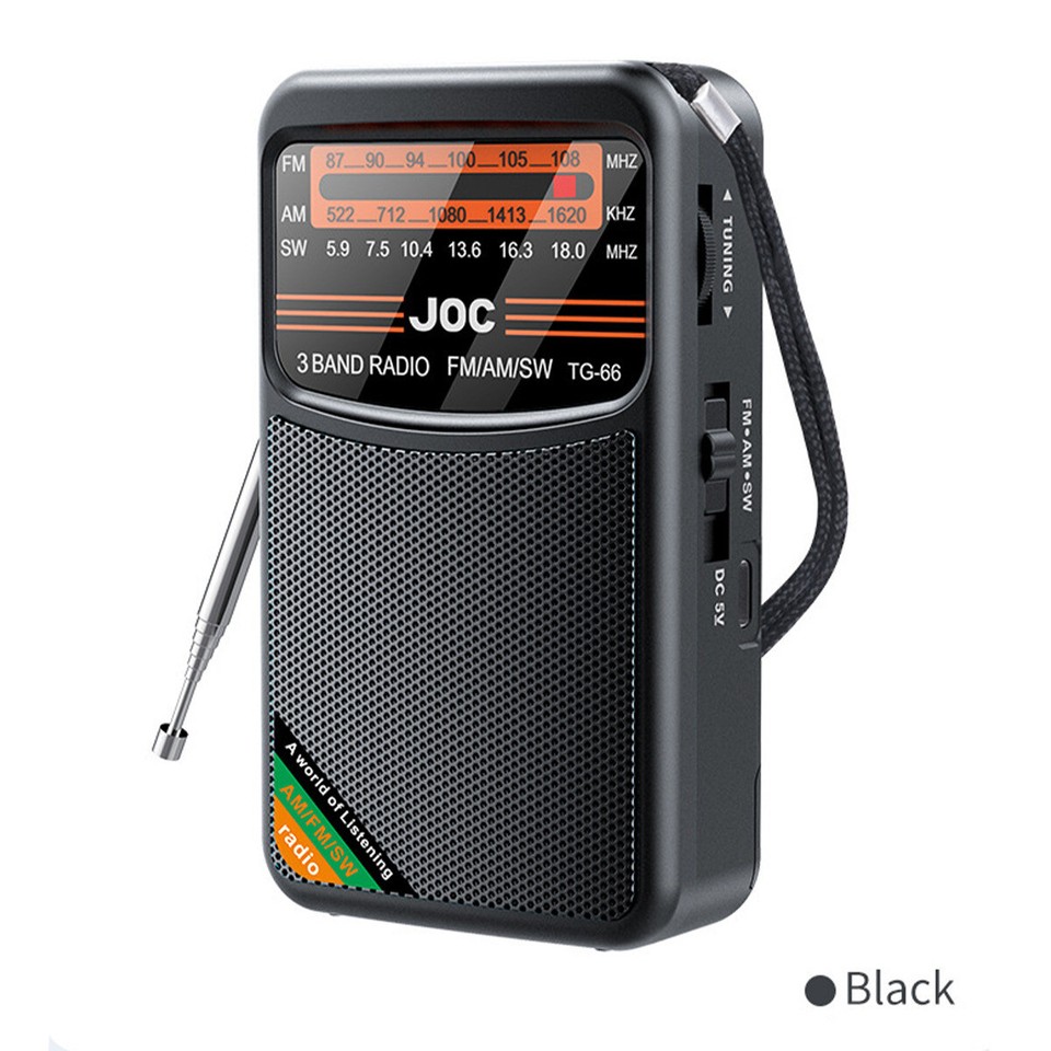 Mini Pocket Radio FM AM SW Radio Type-C Rechargeable Radio Player for ...