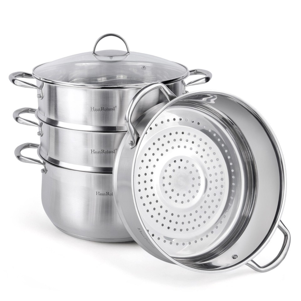 9 qt Dumpling Veggie Manty Steamer Stainless Steel Mantovarka ...