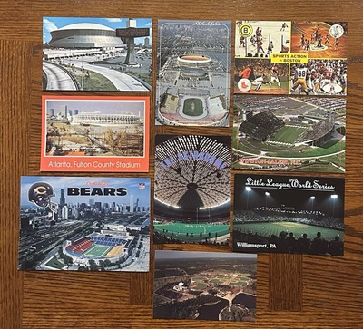 Huge Lot of 55 Vintage Sports Postcards Baseball, Football, Basketball ...