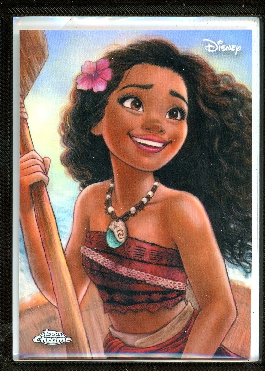 2026 Topps Chrome Disney #AD-10 Moana Art of Disney Insert SP (DG) | eBay