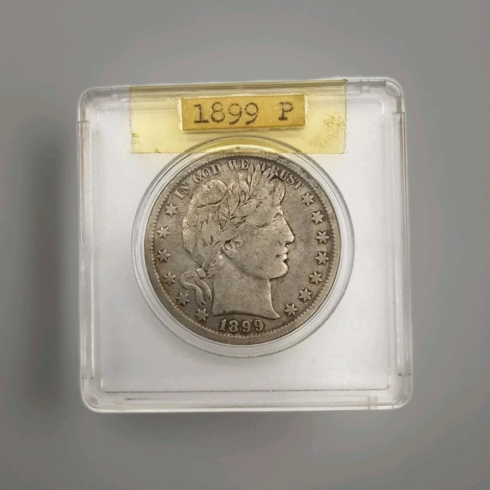 1899 Barber Half Dollar. Vintage U.S. Silver Coin | eBay
