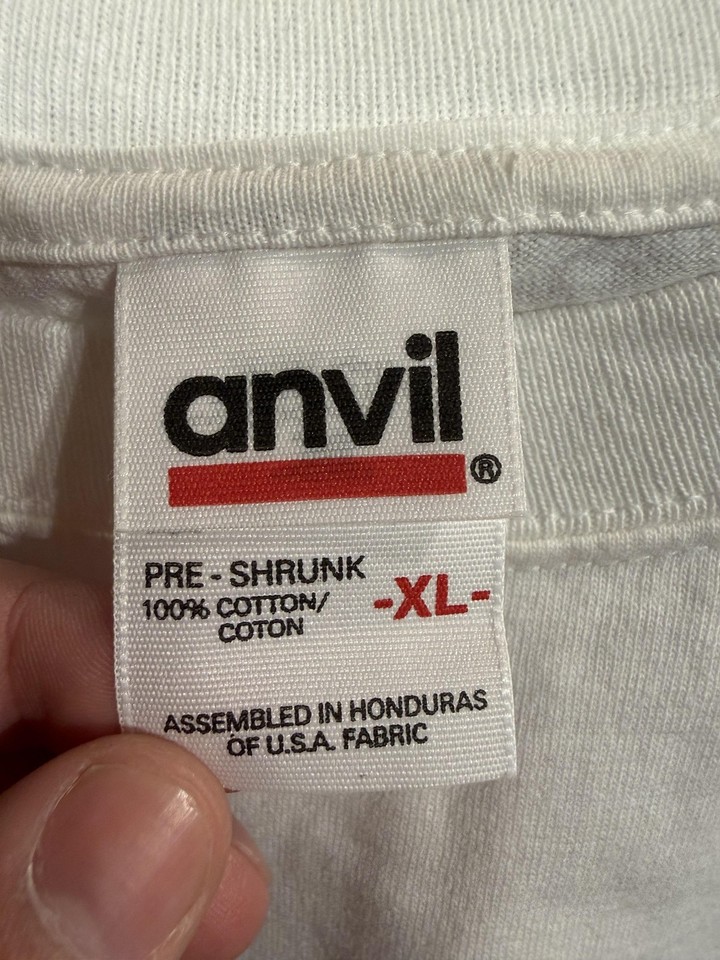 Anvil Shirt Mens XL White Had Game Jocks Sports Funny Slogan Graphic ...