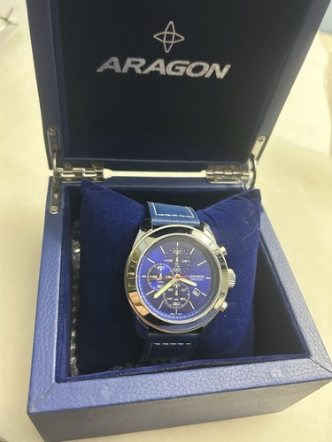 ARAGON Men’s Watch With Box - Working | eBay