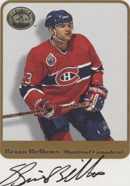 2001-02 Fleer Greats of the Game - Autographs Brian Bellows (AU) for ...