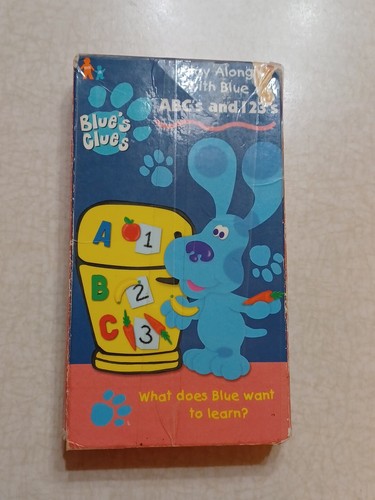 Blues Clues VHS Tape ABC's And 123's | eBay