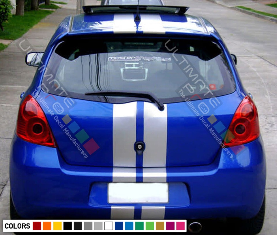 Stripe Body kit Sticker Decal Graphic for Toyota Yaris Vitz XP90 RS ...