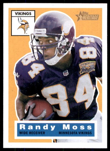 2001 Topps Heritage Randy Moss Minnesota Vikings #70 | eBay
