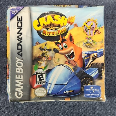 Crash Nitro Cart (Nintendo Game Boy Advance, 2003) GBA NEW u-2E ...