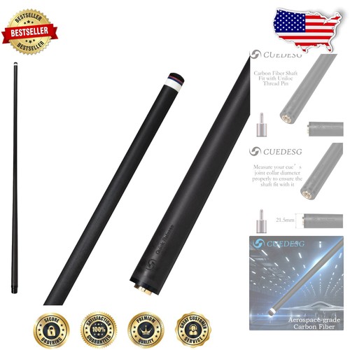 Lightweight, Scratch-Resistant Carbon Fiber Pool Cue Shaft for ...