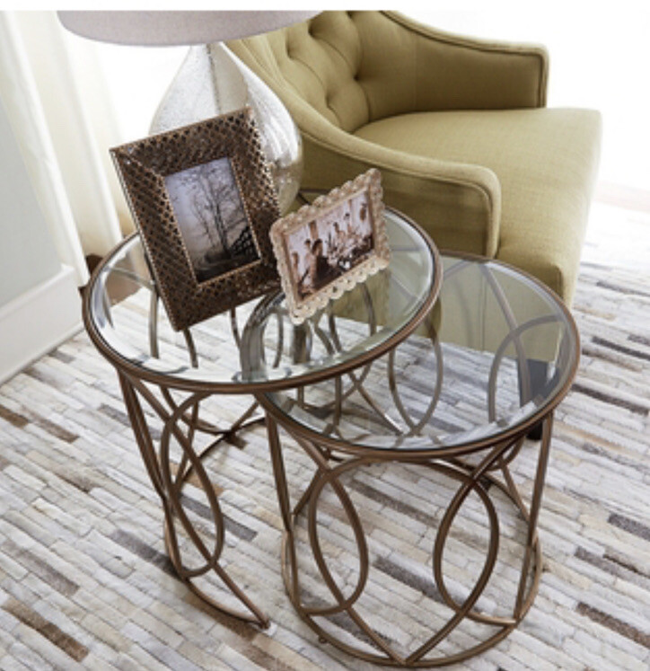 Pier One Wrought Iron Table Glass And Wrought Iron Coffee Table