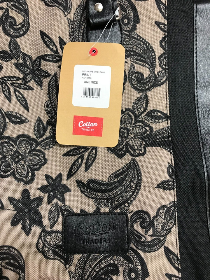 Cotton Traders Ladies Shopper and make up/wash bag | eBay UK