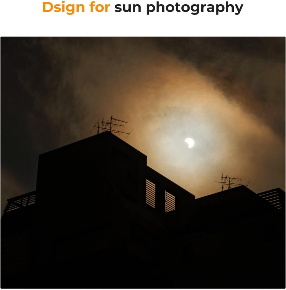 K&F Concept ND1000000 Ultra Dark ND Lens Filter 20-Stops Fixed Neutral ...