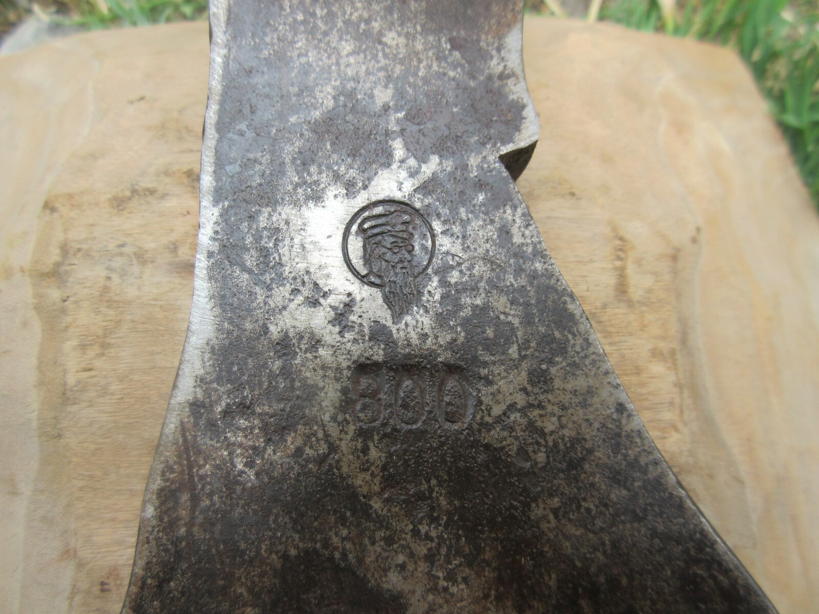 VTG OLD ULTRA RARE WWII WW2 GERMAN "EWALD MOBUS" AXE HEAD TOMAHAWK ...