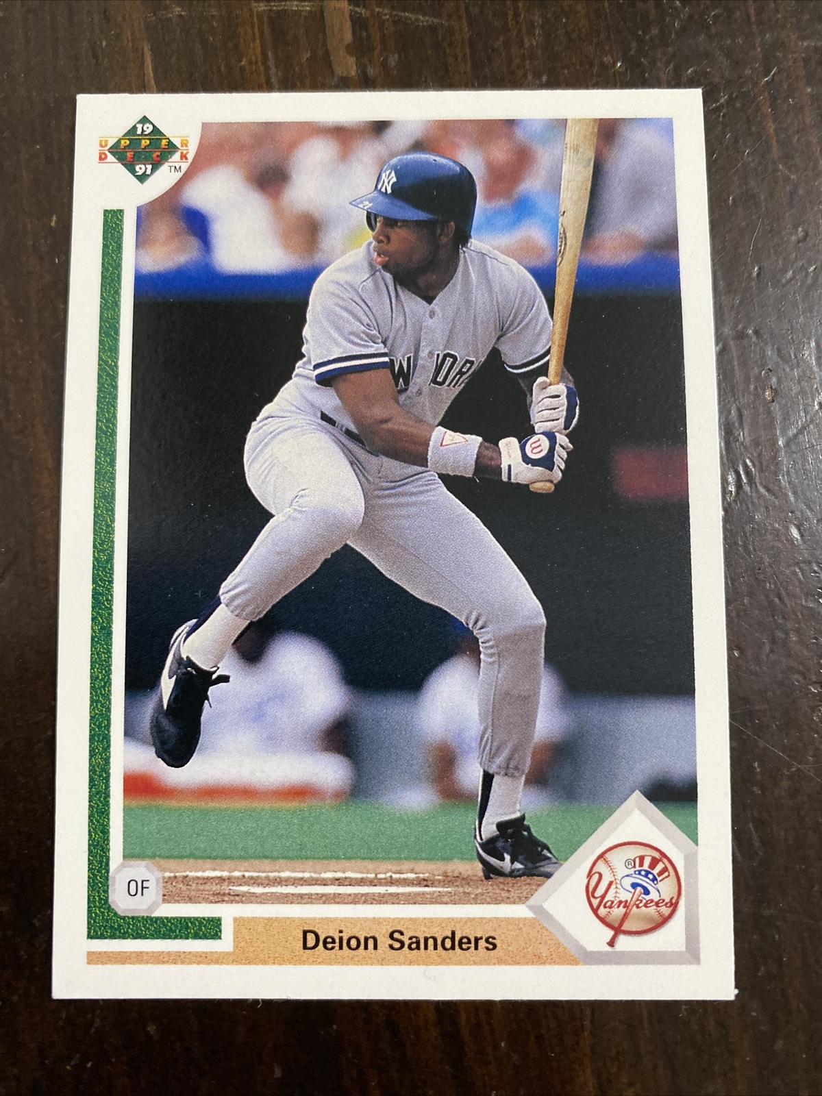 Deion Sanders 1991 Upper Deck #352 New York Yankees baseball Card | eBay
