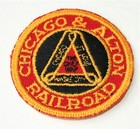 Chicago & Alton Railroad Train Uniform Patch New NOS 1970s Kansas City ...