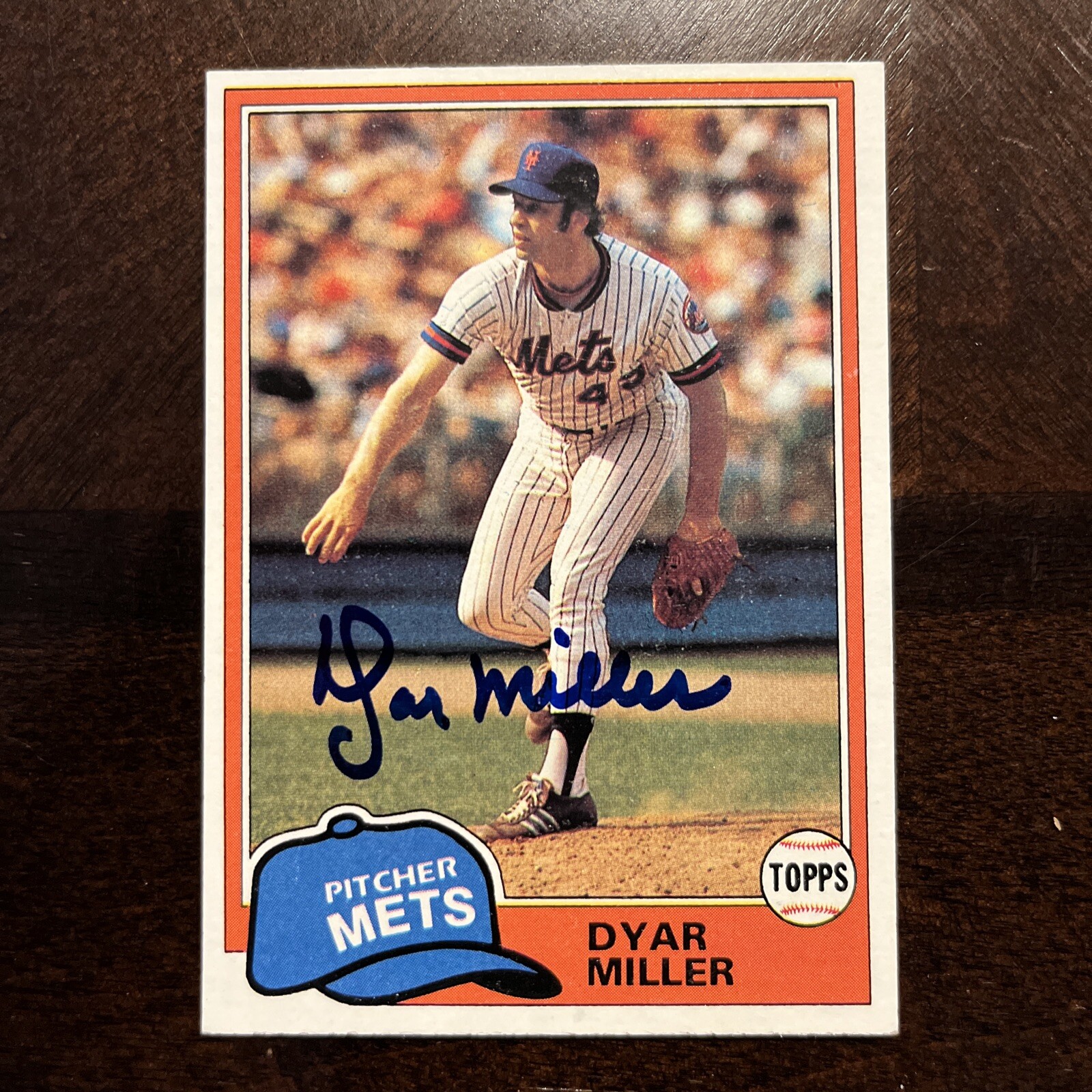 DYAR MILLER 1981 TOPPS AUTOGRAPHED SIGNED AUTO BASEBALL CARD | eBay