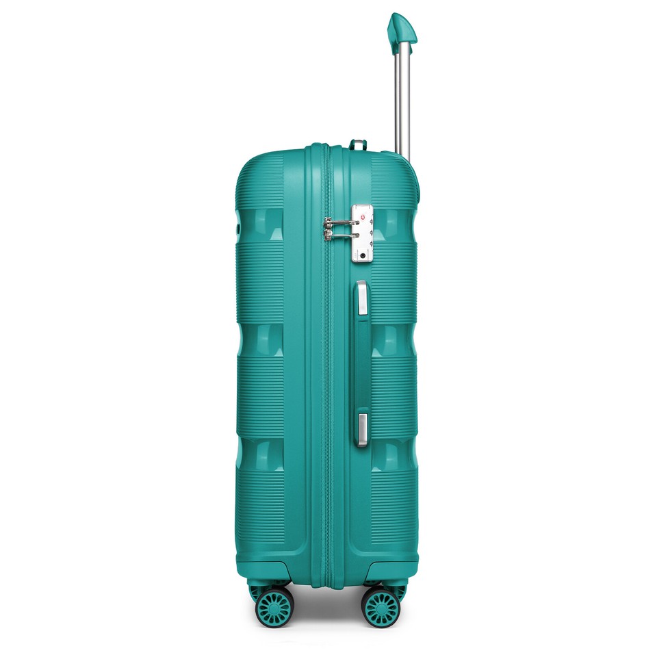 KONO 14/20/24/28Inch Polypropylene Cabin Luggage Travel Hard Shell ...