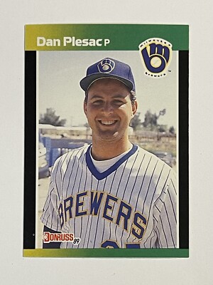 1989 Donruss Baseball Best #165 Dan Plesac Milwaukee Brewers | eBay