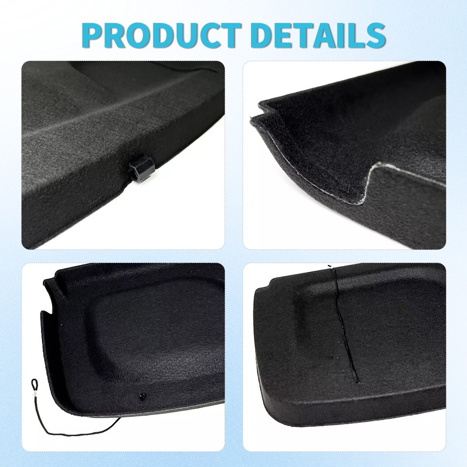 Parcel Shelf Boot Compartment Load Cargo Cover Trim For 2011-20 Toyota ...