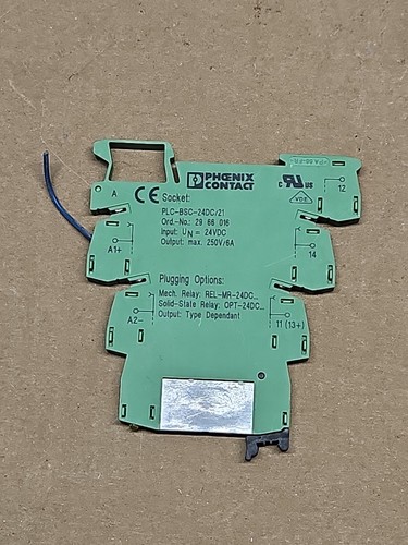 Lot of 8 - PLC-BSC-24DC/21 Phoenix Contact Relays - 24VDC | eBay