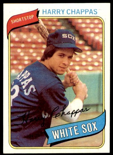 1980 TOPPS HARRY CHAPPAS RC CHICAGO WHITE SOX #347 | eBay