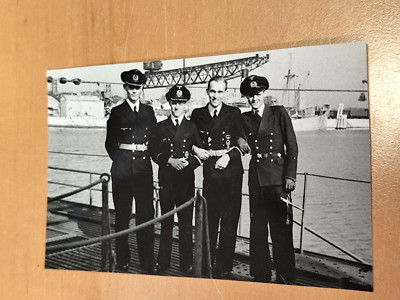 Foto Werksfoto Deschimag Schiffsbau Soldaten Dekoriert Marine U-Boot 2 ...