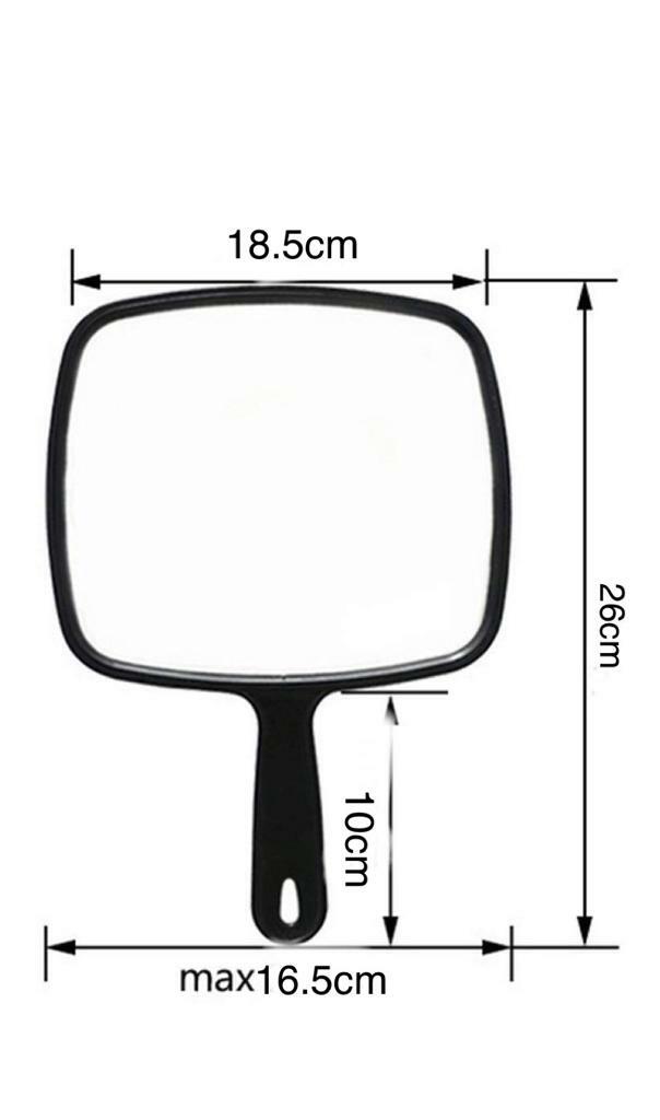 Hand Held Mirror Professional Salon Style Handheld Vanity Mirror Makeup ...
