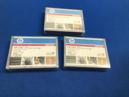 3X HP DAT 72 Cartridge 72GB Data Tape DIGITAL DATA STORAGE C8010A | eBay