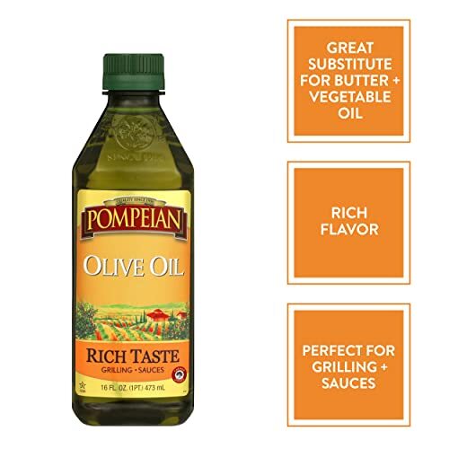 Pompeian Smooth Extra Virgin Olive Oil First Cold Pressed Mild and ...