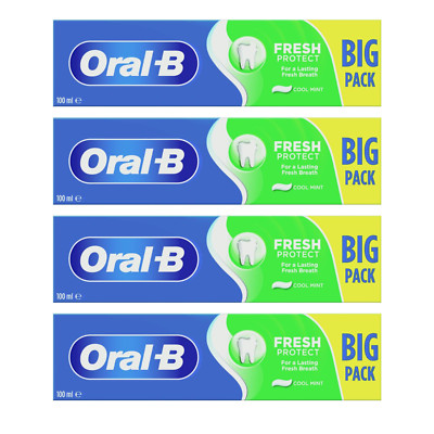 Oral-B Fresh Protect Toothpaste Healthy Teeth Cool Mint 100ml | eBay UK