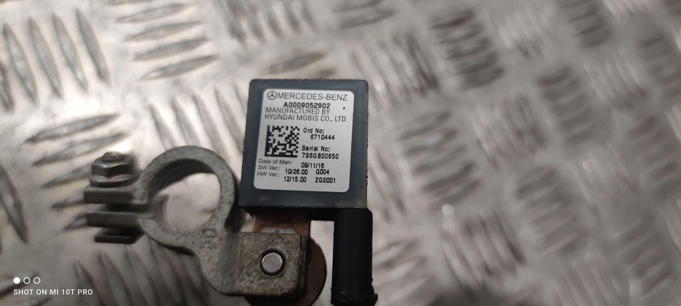 MERCEDES-BENZ E W212 Batterieminuskabel A0009052902 2.20 Diesel 100kw ...