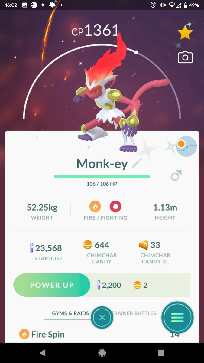 Shiny Infernape Pixelmon