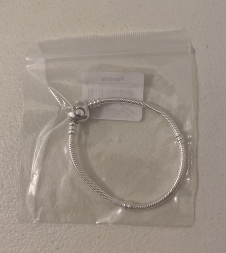 NEW AUTHENTIC PANDORA SILVER BRACELET HEART/Queen CLASP #590719-17 Free ...